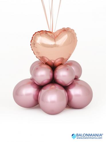 Helij baloni za 18 rođendan buket premium - Baloni za rođendan